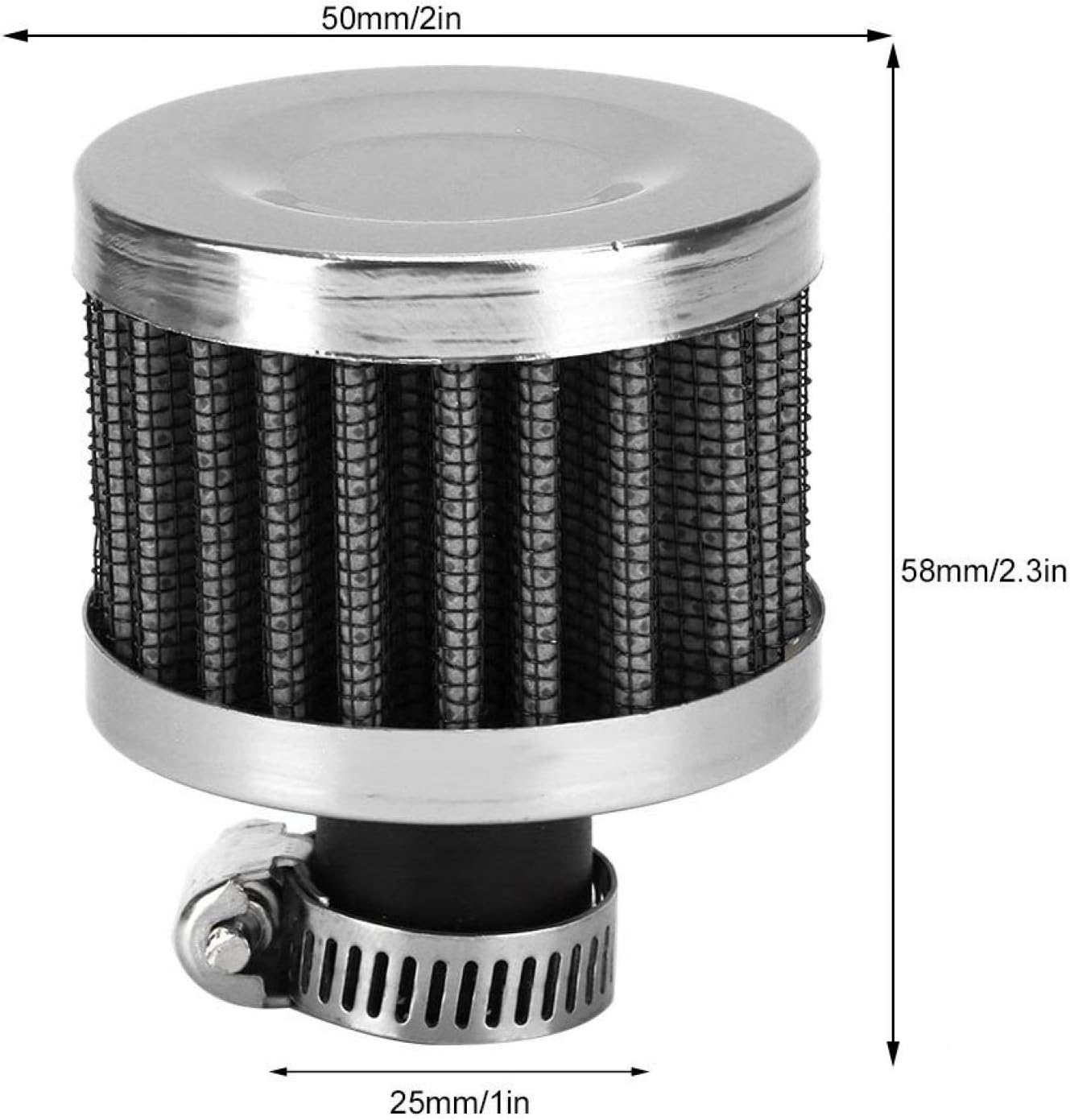 Mini cold air športni filter siv – MSTYLING.net – Spletna trgovina