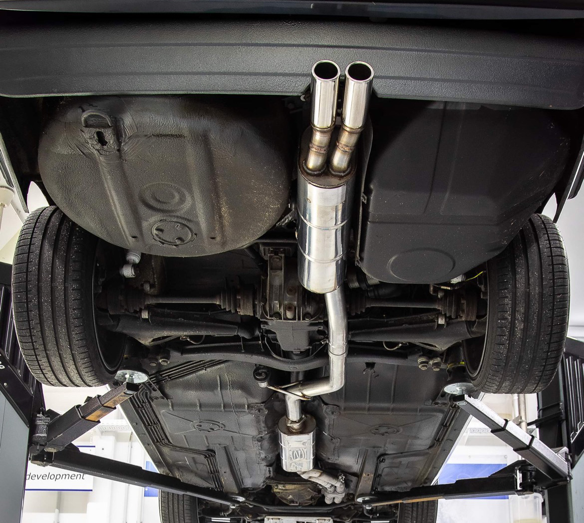 FOX zadnji in srednji izpušni lonec brez kat BMW E28 520i – 2×63 Tip 12 ...